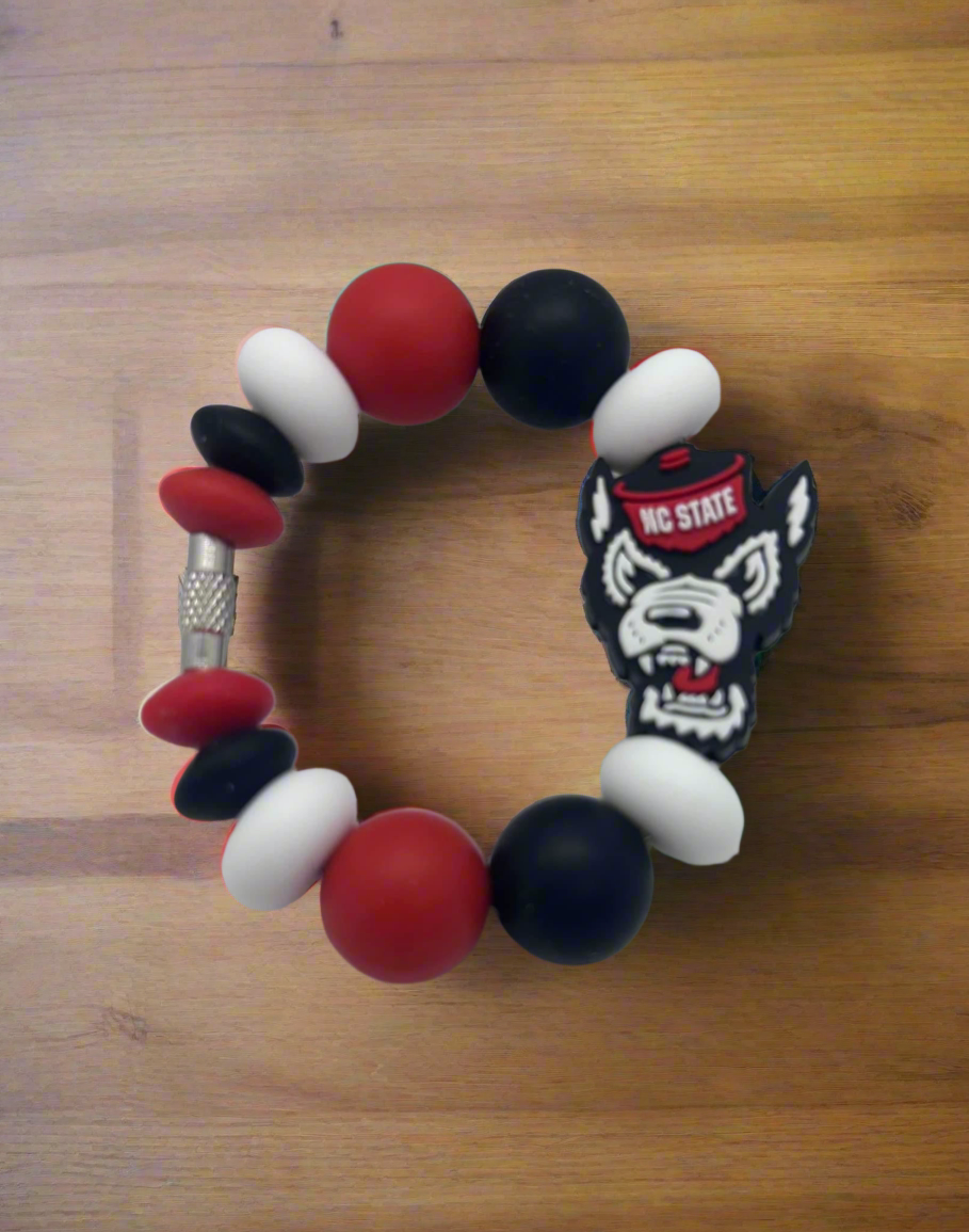 NCSU North Carolina State University Wolfpack Silicone Beaded Stanley ...
